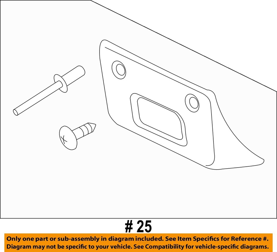 GM OEM 15-20 Colorado Front Bumper Bumper Components-License Bracket ...