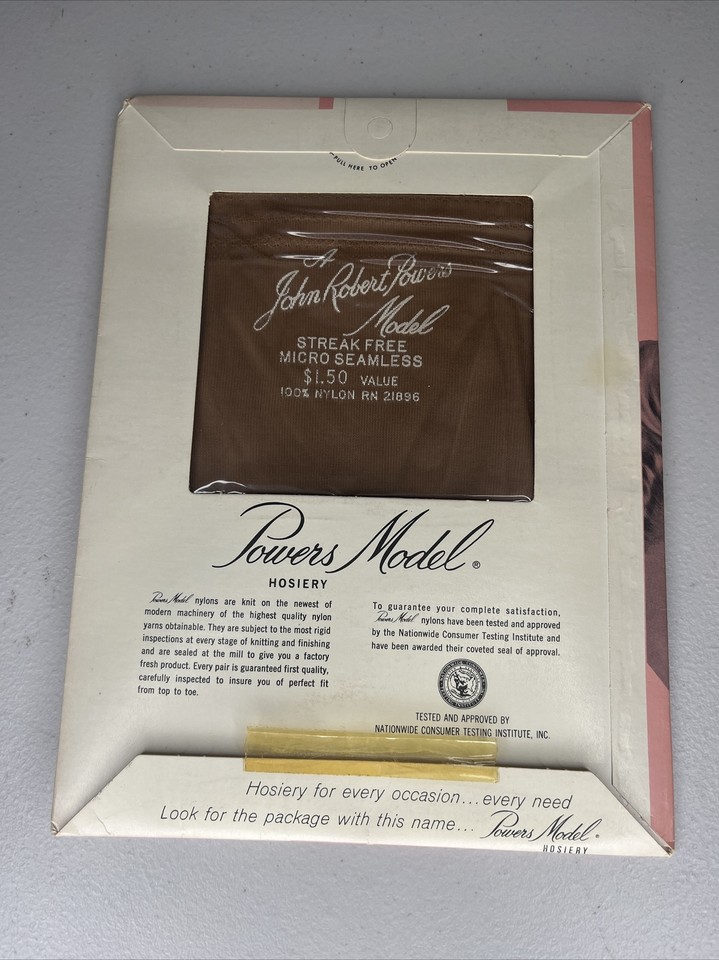 Vintage John Robert Powers Model Size 10 Hosiery Stockings Pantyhose NOS | eBay
