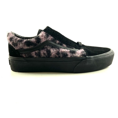 Vans Old Skool 721356 Unisex M7.5/W9 Skate Platform Sneakers Pink Black ...