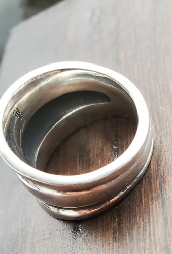 Heavy, Rare James Avery Beautiful Retired WIDE Triple Dome Ring Size 7 ...