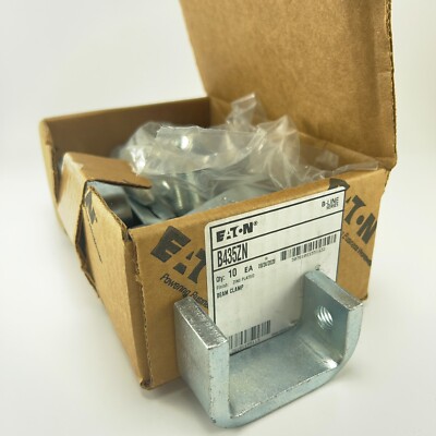 Eaton B-Line B435ZN Beam Clamp Zinc Plated, 10 pcs | eBay