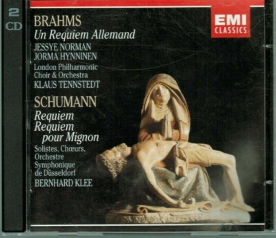 Brahms: Requiem and Schumann: Requiem (CD, 1993, EMI) | eBay