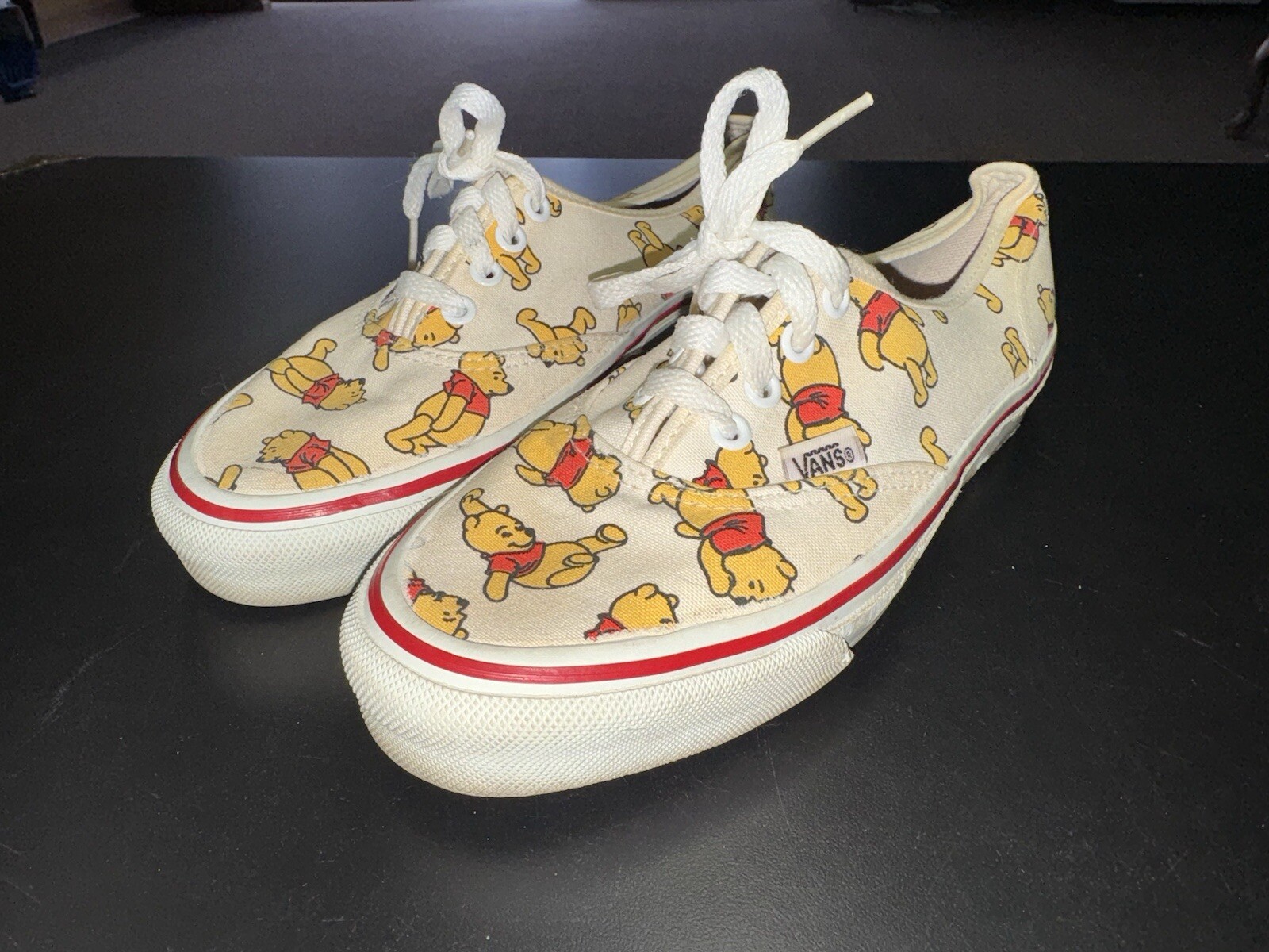 Vtg 90s Vans Disney Winnie The Pooh Sneakers Shoes Wo… - Gem