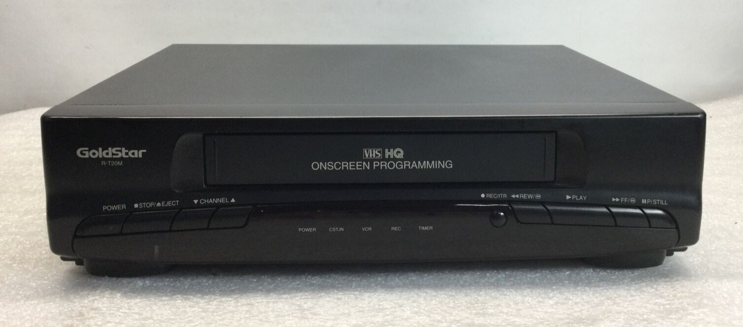 Goldstar GVR-F435 VCR VHS Player HQ 4Head Onscreen Programming. No ...