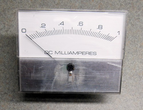 Vintage Modutec 0-1 mA DC Panel Meter | eBay