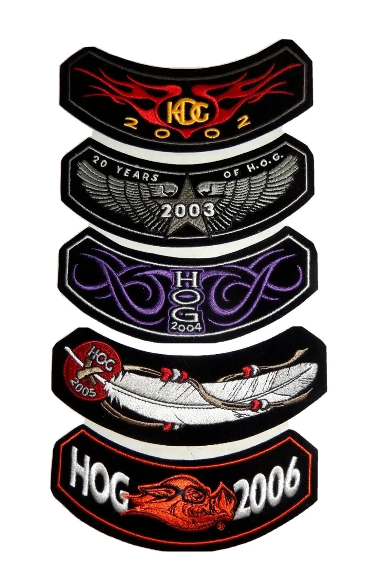 Harley Davidson HOG Patch 2000 2001 2002 2003 2004 2005, 47% OFF