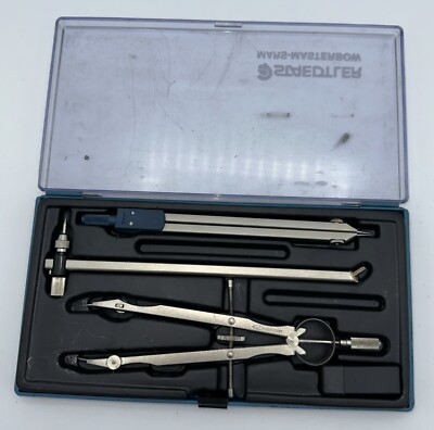 Staedtler Mars-Masterbow Drawing Drafting Compass Set Vintage Missing ...