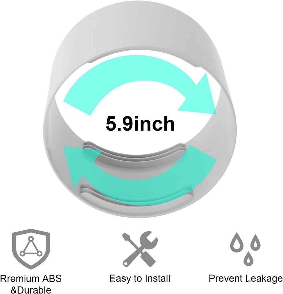 Exhaust Hose Diameter AC Unit Duct Portable Air Conditioner Parts ...