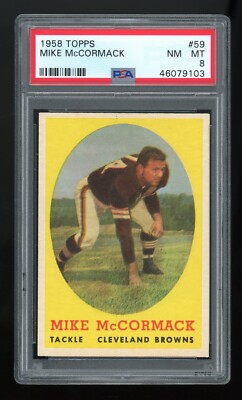 1958 Topps #59 Mike McCormack PSA 8 NM-MT *A23G*#46079103 | eBay
