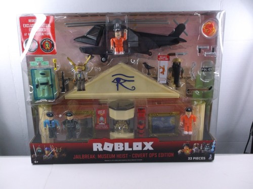 Roblox Jailbreak Museum Heist Covert Ops Edition Playset w/ 2 Virtual ...