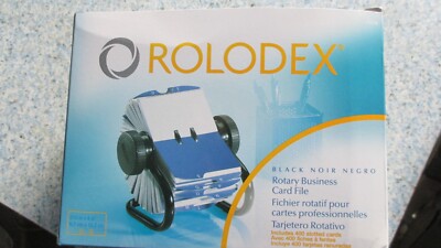 Rolodex 67236 Card File Phone Numbers– 400 Cards – A-Z Indexed Tabs-New ...