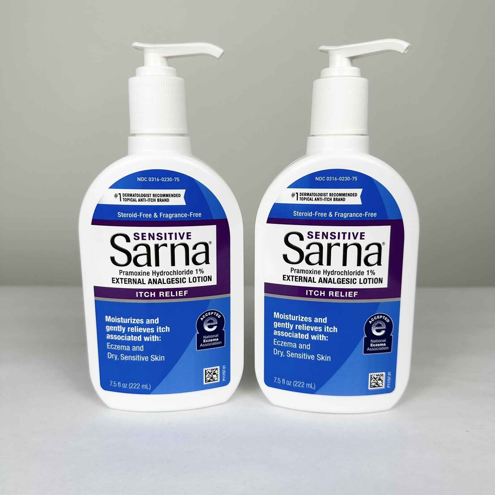 Sarna Eczema Sensitive Skin Anti-Itch Relief Lotion 7.5oz Each 10/2025 ...