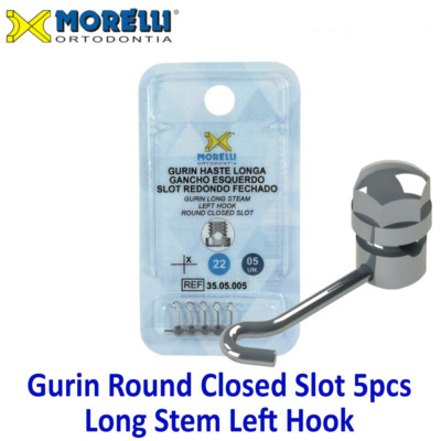 Morelli Dental Orthodontic Gurin Archwire Stop Round Long Lock Left ...