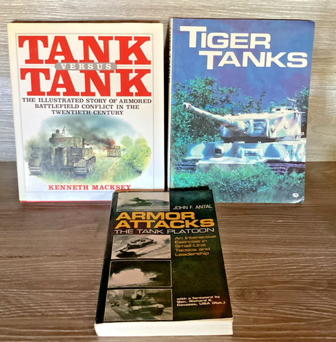 Lot 3 Tank Books WWII & Modern Tiger Tanks, Armor Attacks, Tank vs Tank History | eBay