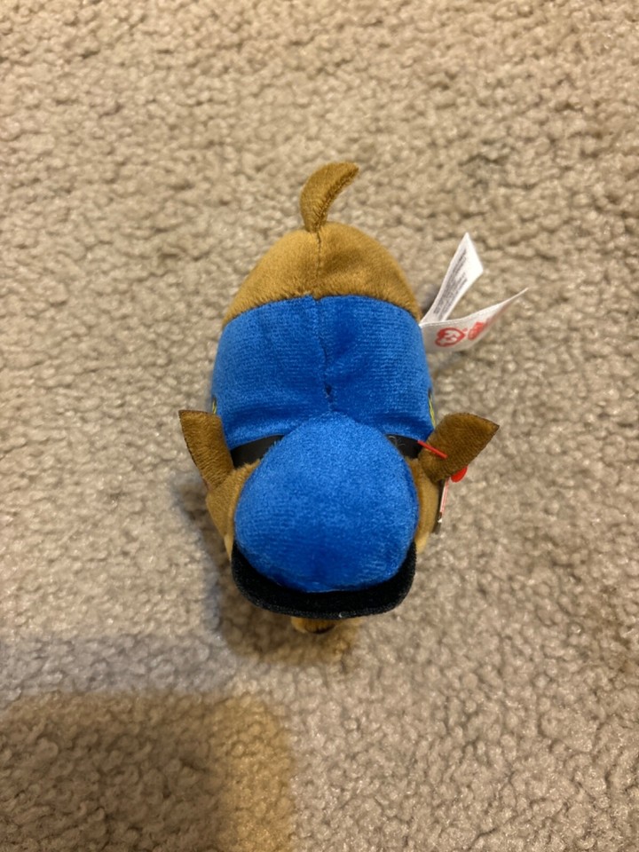 Ty Beanie Boos Teeny Tys 4" Paw Patrol CHASE Stackable Plush Animal Toy ...