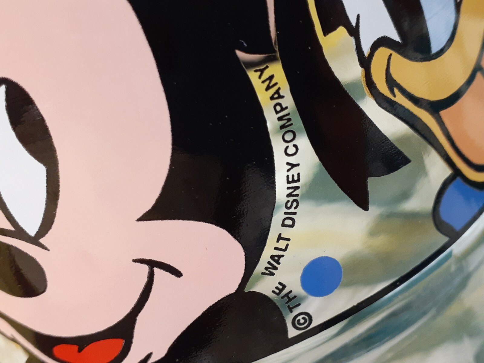 Walt Disney Pitcher Vintage Mickey Mouse Donald Duck Minnie Mouse Glass ...