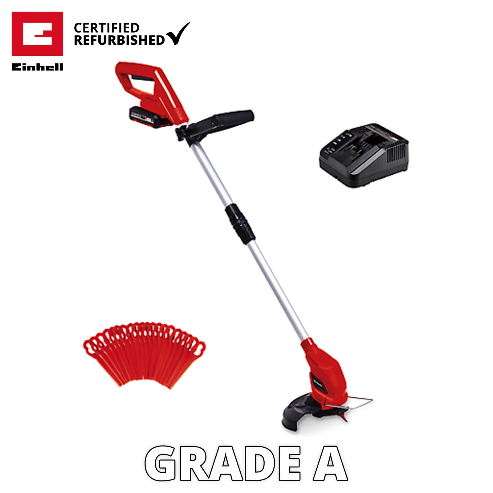 Einhell Cordless Strimmer With Battery & Charger Power X-Change ...