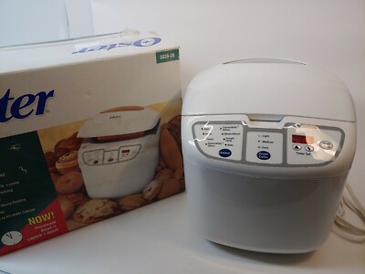 Oster 5838 ExpressBake Bread Maker Machine 2lb Loaf With Book - Tested ...