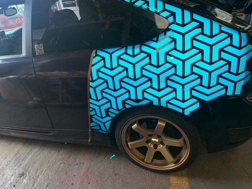 Geometric Vinyl Decals Car wrap 2021 design | eBay UK