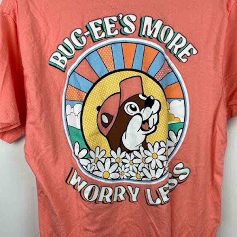 Buc-ee's More Worry less floral graphic short sleeve … - Gem