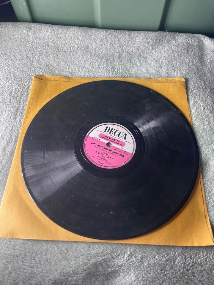 DECCA Record 78 rpm 88018 LITTLE ORLEY & LITTLE ENGINE / LITTLE ORLEY ...