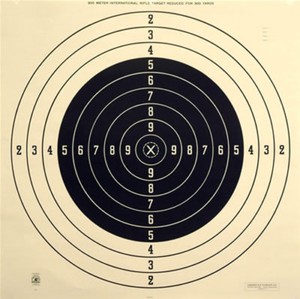 C-3 NRA Official 300 Yard International High Power Rifle Target, UIT ...