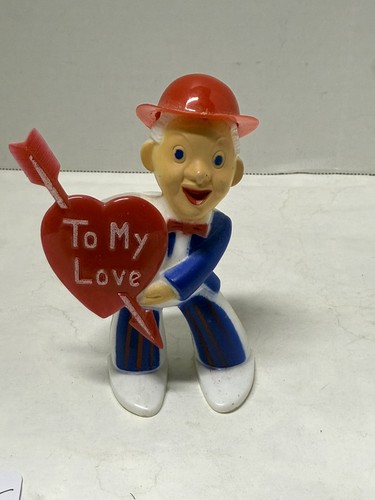 Vintage "To My Love" Hard Plastic candy container Pull Toy by Rosbro | eBay