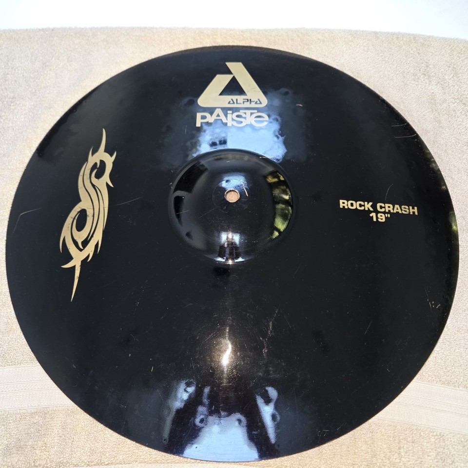 Slipknot Joey Jordison Paiste Alpha 19 Inch Rock Crash | eBay UK