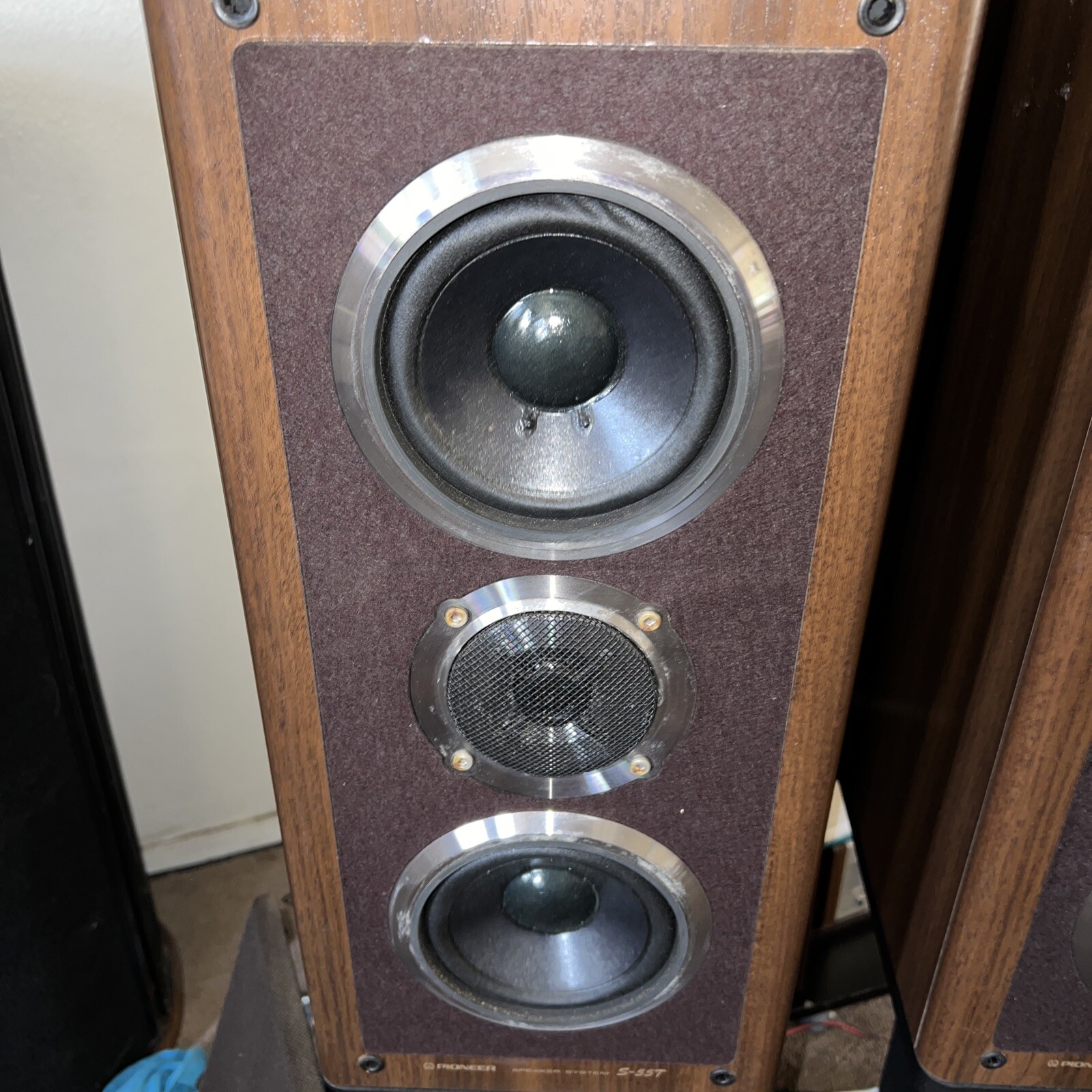 pioneer s-55t Vintage Speakers No Floor Stands Made In Japan Audiophile ...