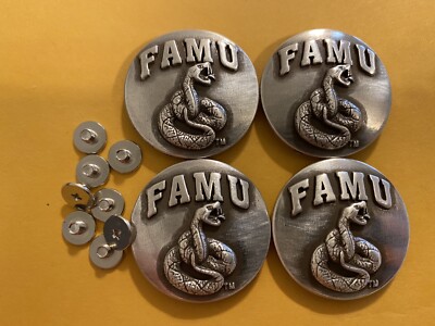 Lot Of 4 Florida A&M University Conchos With Screws 1 1/4” | eBay