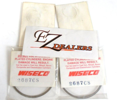 Wiseco 2687CS Piston Rings & Piston Pin Clips for 76 77 78 Rupp Nitro ...