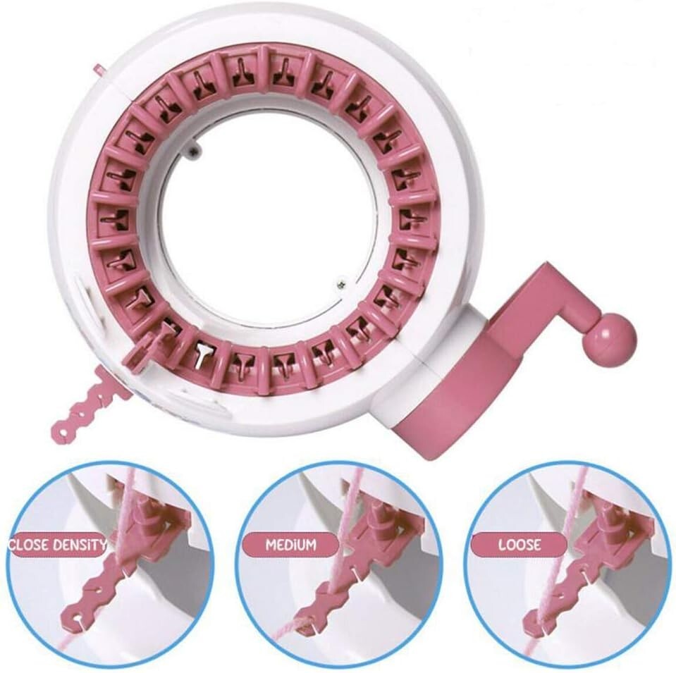 Knitting Machine, Needles Smart Weaving Loom Round Spinning Crochet ...