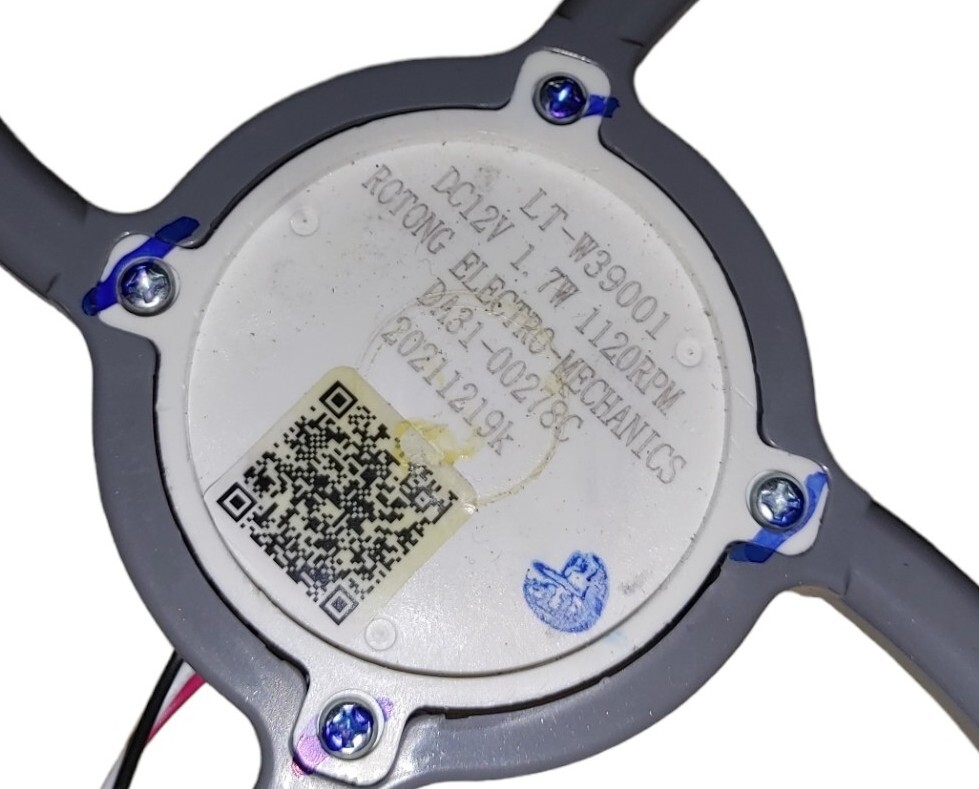 Samsung Refrigerator RF28K9380SR Condenser Fan DA31-00340A for sale ...