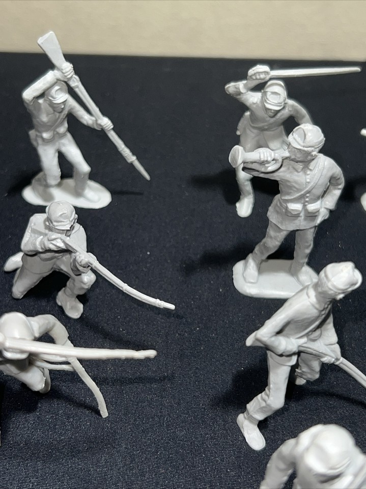 Vintage TIMM-MEE CIVIL WAR SOLDIERS Toy Figures Lot Of 39 | eBay