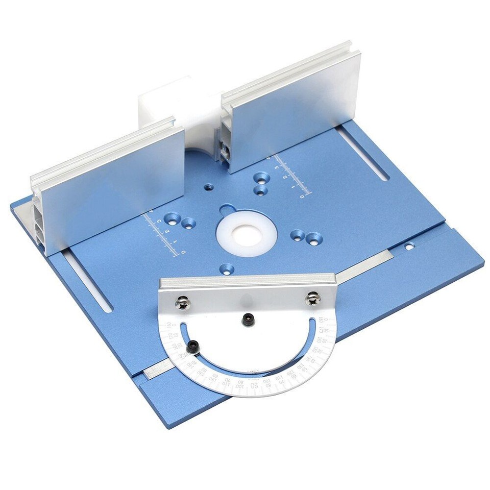 Aluminum Router Table Insert Plate Electric Wood Milling Flip Board ...