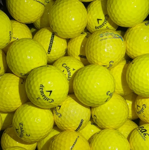 Callaway Supersoft Yellow Golf Balls 24 Pack -Low Compression & High ...