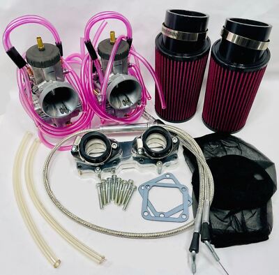 Banshee 38mm Air Striker 38 mil PWK Knock Off Complete Carbs Carb Kit ...