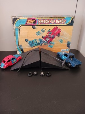 Vintage 1973 Kenner SSP Smash Up Derby Set Used With Box | eBay
