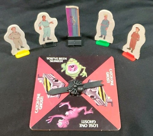 Vtg 1986 The Real Ghostbusters 3D Game Replacement Pawns Spinner Door ...