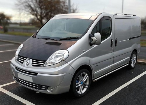 Stainless SideBars + White LEDs + DownLights To Fit Renault Trafic SWB ...