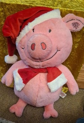 Percy Pig Christmas 24" Soft Toy Plush Large Jumbo 2021 M&S Food Santa ...
