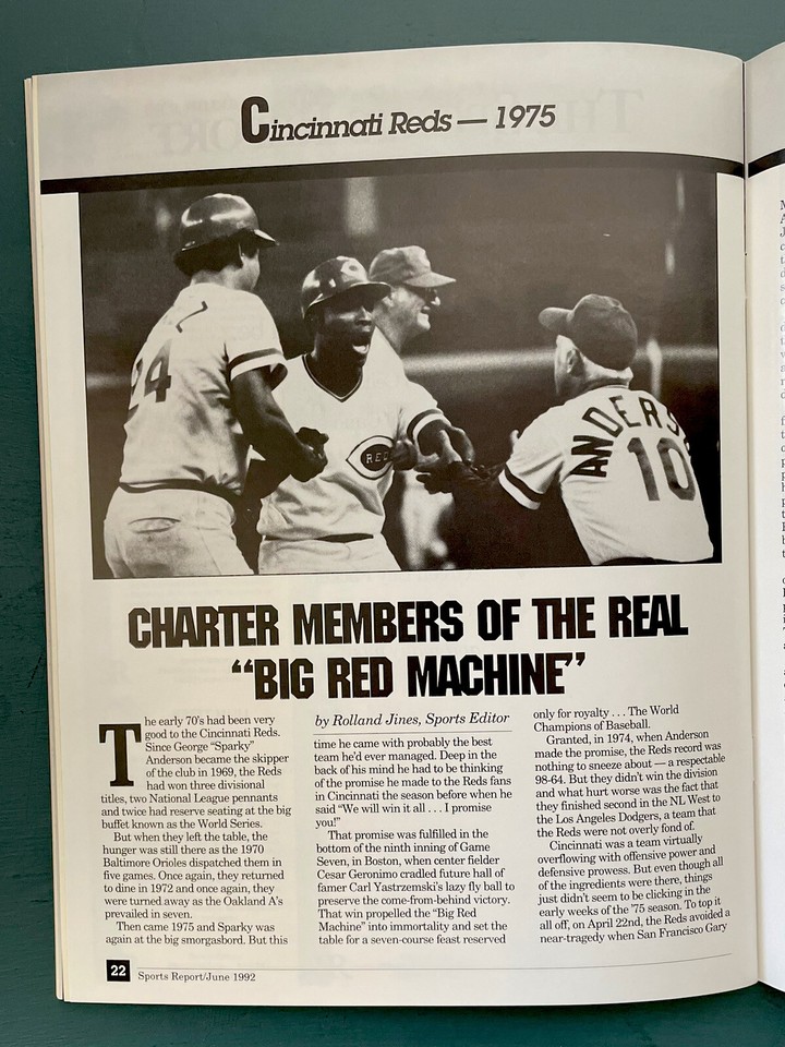 The Sports Report (Prototype) Frank Thomas, Limited Edition 15,000 June ...
