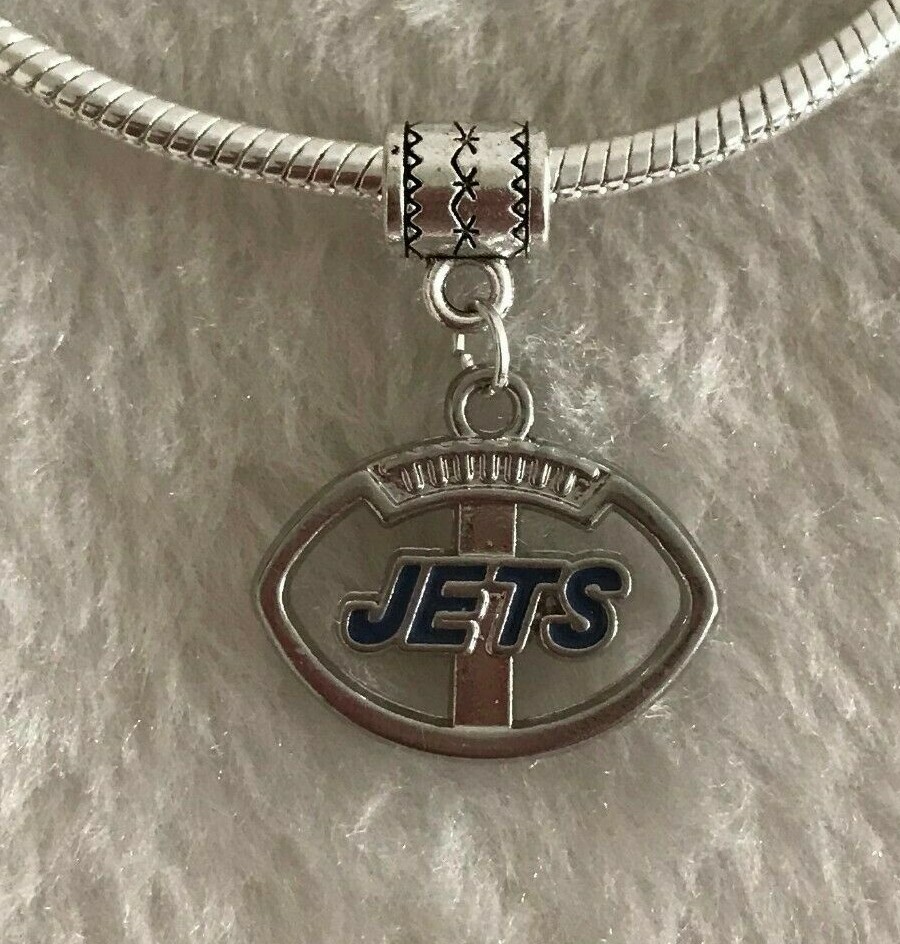 NFL Football Team Pendant Dangle Charms Zip Pull or European Bead Charm ...