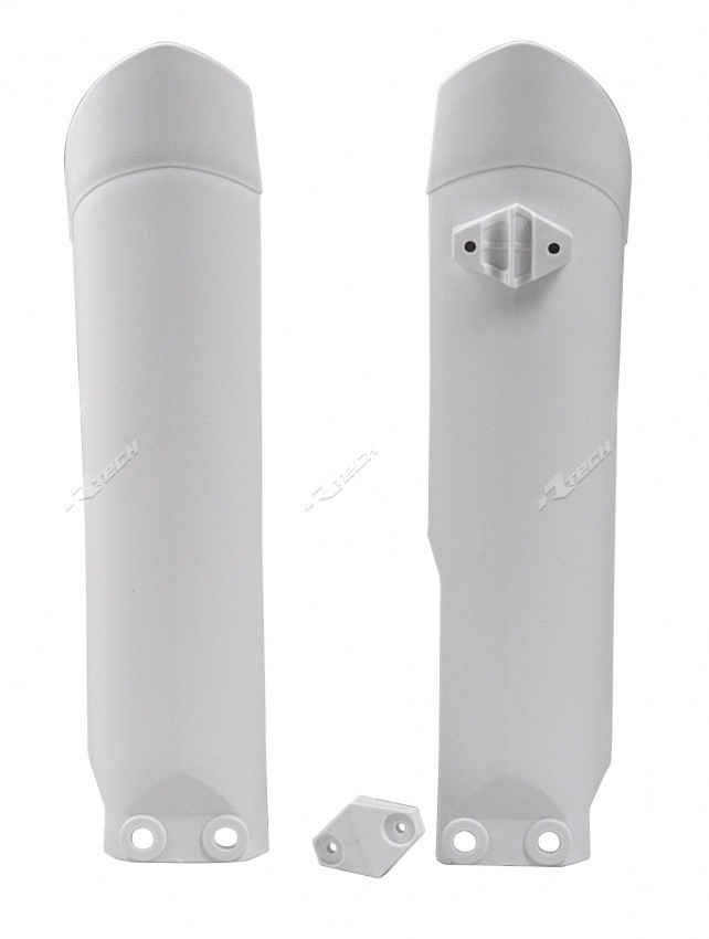White Fork Guards Protectors Covers KTM 85SX 2008 2009 2010 2011 2012 ...