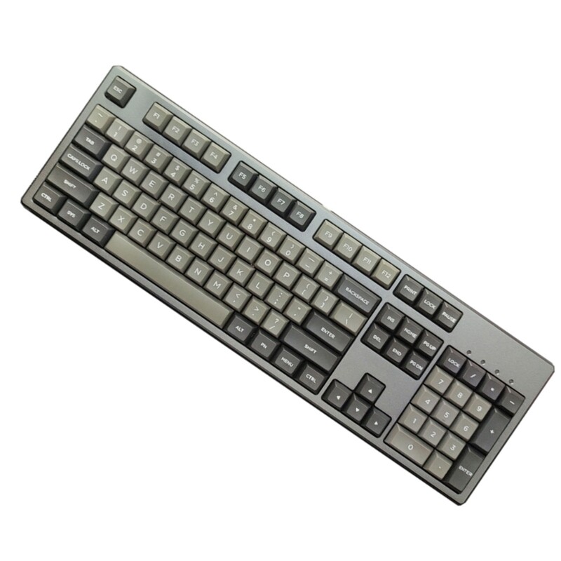 Keycaps Two-color Injections Minimalist Gray 130Keys DSA Profile Keycap ...