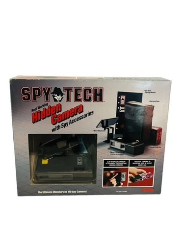 Tyco Spy Tech 1989 Vtg Toys Box accessories Hidden Camera Mirror ...