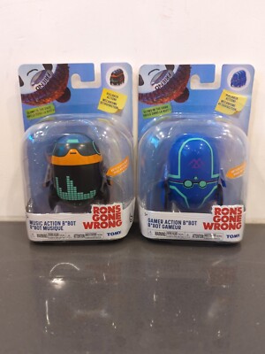 Tomy Ron's Gone Wrong Action Figure Music Action B Bot SET of 2 | eBay