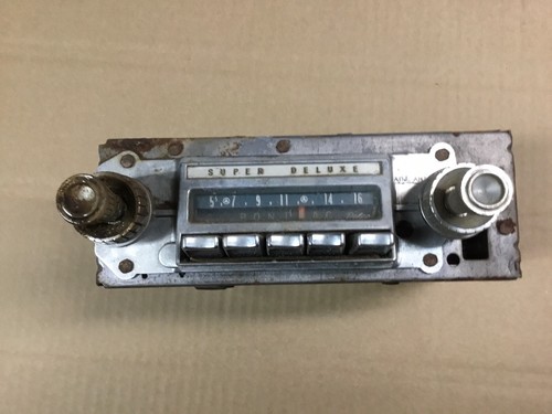1950’s 1960’s OEM PONTIAC DELCO SUPER DELUXE AM PUSH BUTTON RADIO | eBay
