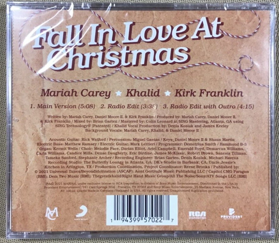 Mariah Carey, Khalid, Kirk Franklin – Fall In Love At Christmas [2021 ...