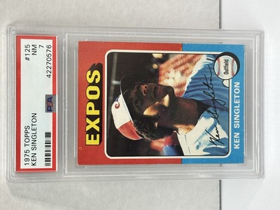1975 Topps Baseball - #125 Ken Singleton - PSA 7 | eBay